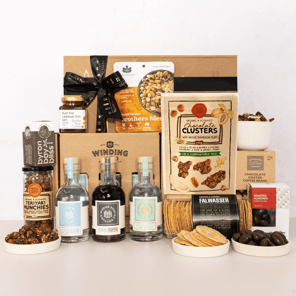 Gourmet Cocktail Hampers | Corporate Gifts | Winding Road Spirits